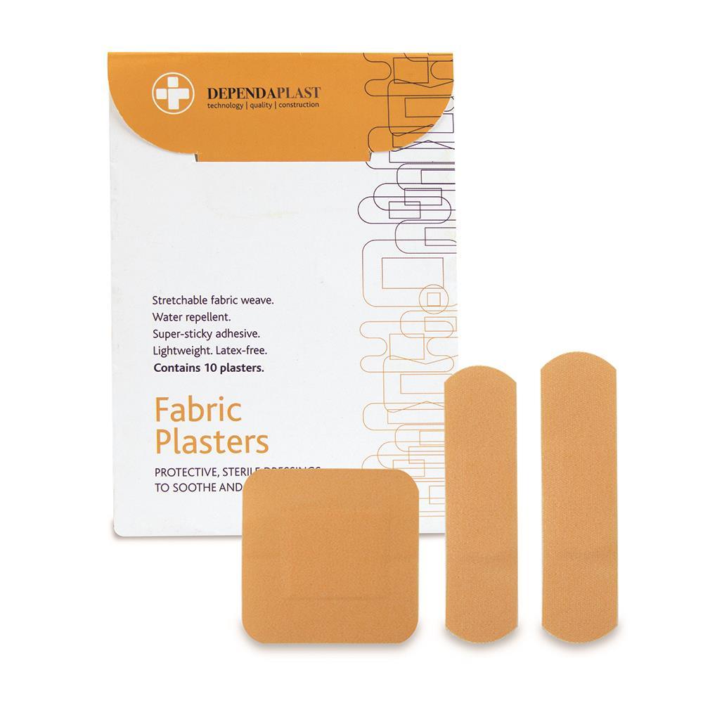 Assorted Traditional Fabric Plasters Sterile Pack of 10 (Single Pack ...