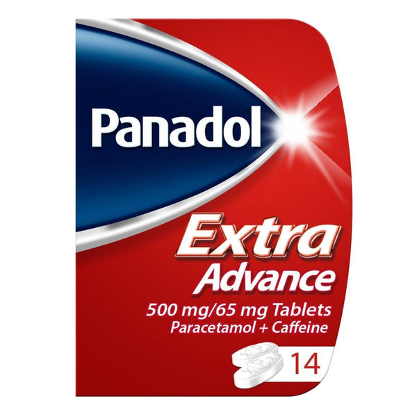 Panadol Extra Advance Paracetamol Caffeine Pain Relief (14 Tablets ...